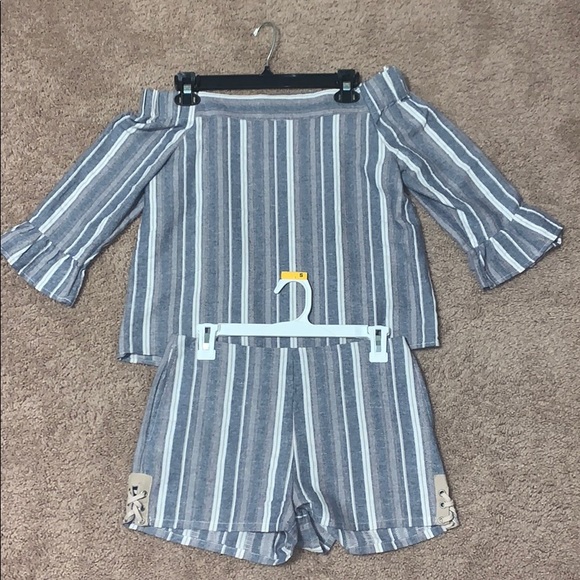 Ethereal | Tops | Ethereal Offshoulder Matching Set | Poshmark